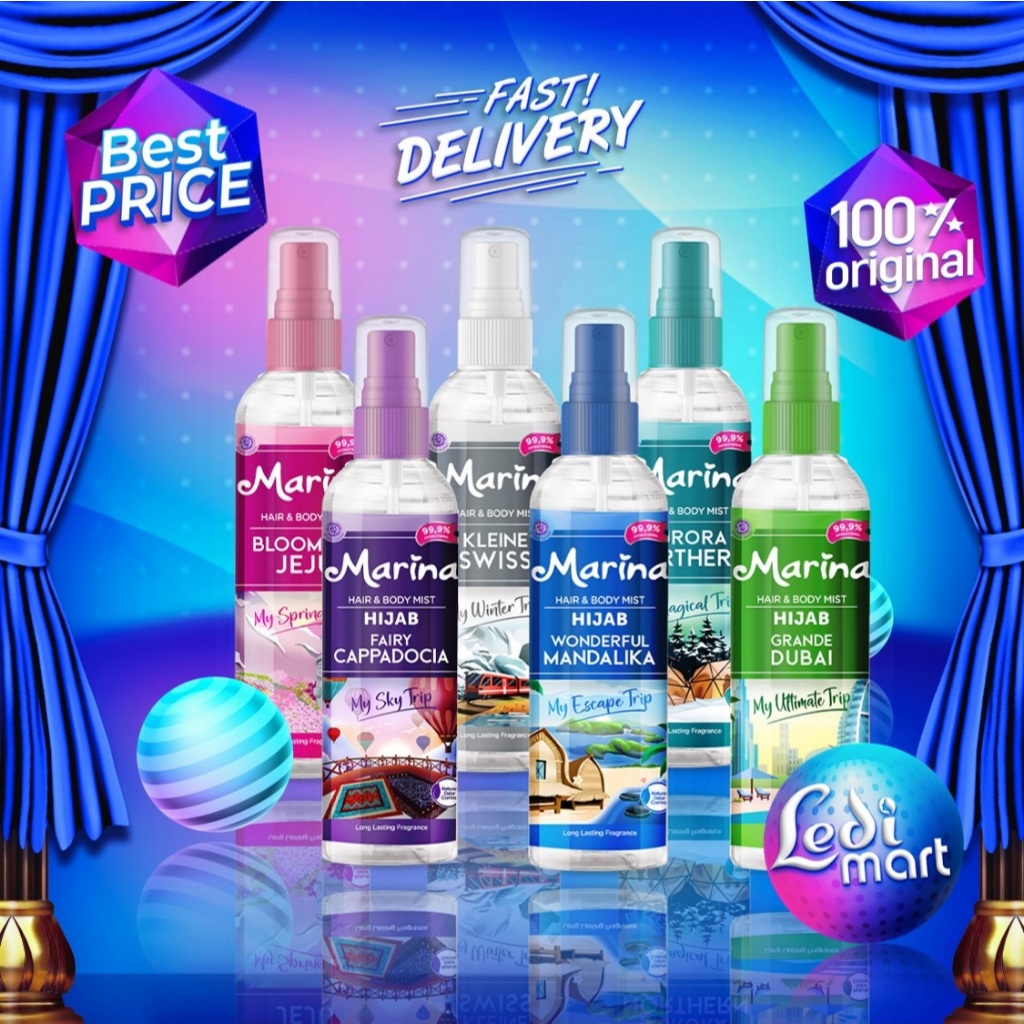 Jual Marina Hair & Body Mist Cologne 100ml | Parfum Badan dan Rambut ...