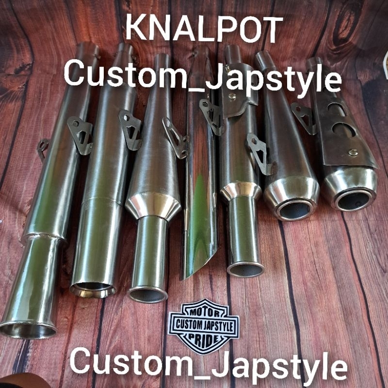 Jual Silincer knalpot japstyle knalpot motor custom japstyle bratstyle ...