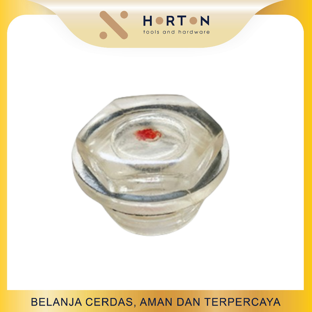 Jual Sparepart Tutup Kontrol Oli Transparan Kompresor Angin / Tutup Oli ...