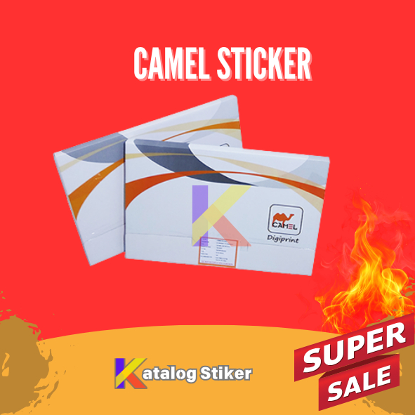 Jual Sticker Vinyl CAMEL A3+ | Kertas Sticker Label Kemasan | Stiker ...