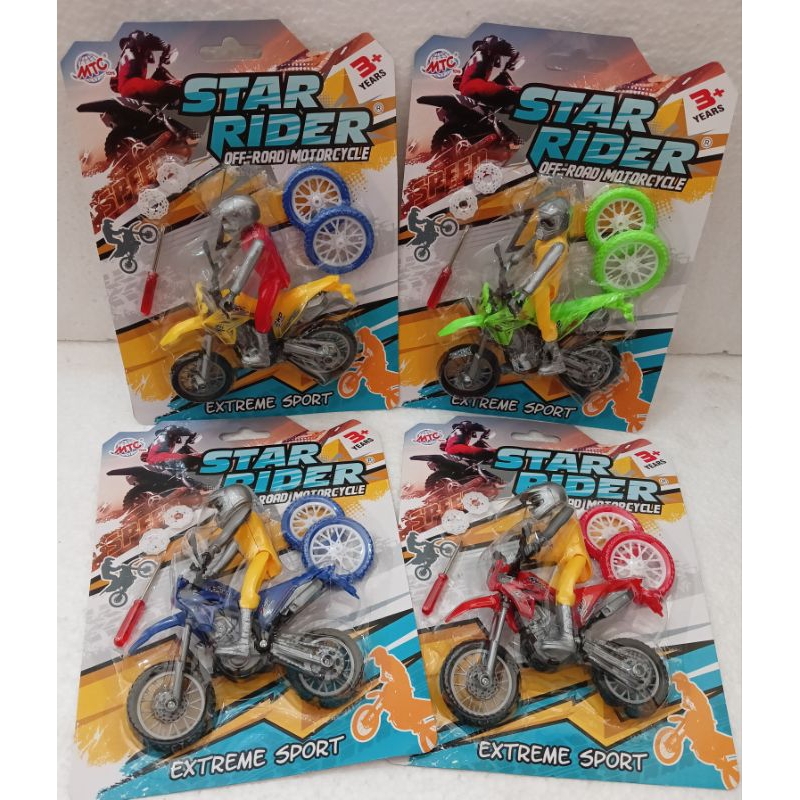 Jual Mainan Pembalap Motor Trail / Star Rider Off-Road Motorcycle ...