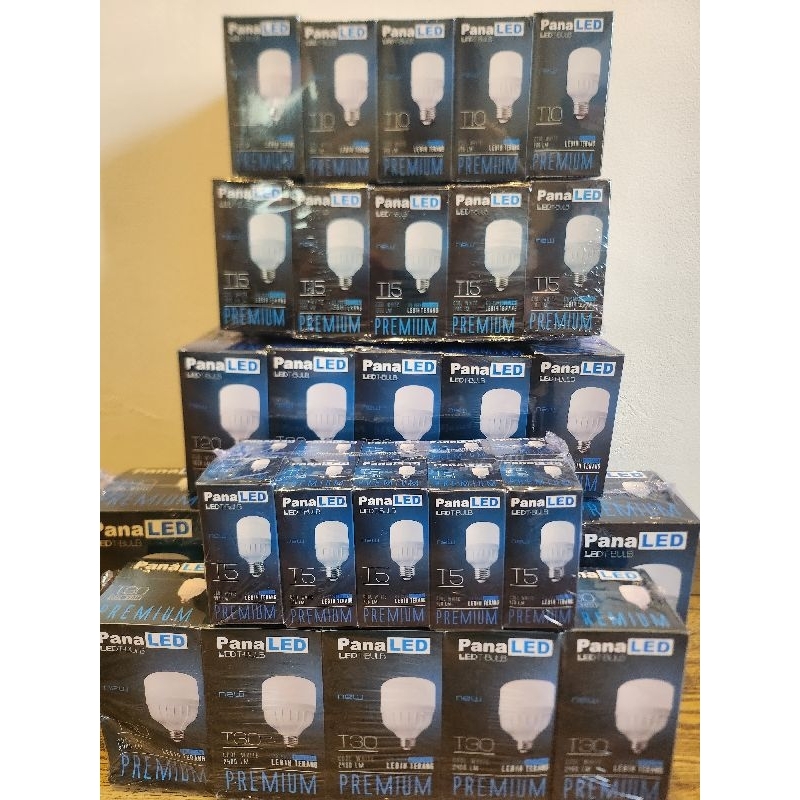 Jual Panaled Premium Lampu Led Bulb Putih #5,10,15,20,30,40 watt | Shopee Indonesia