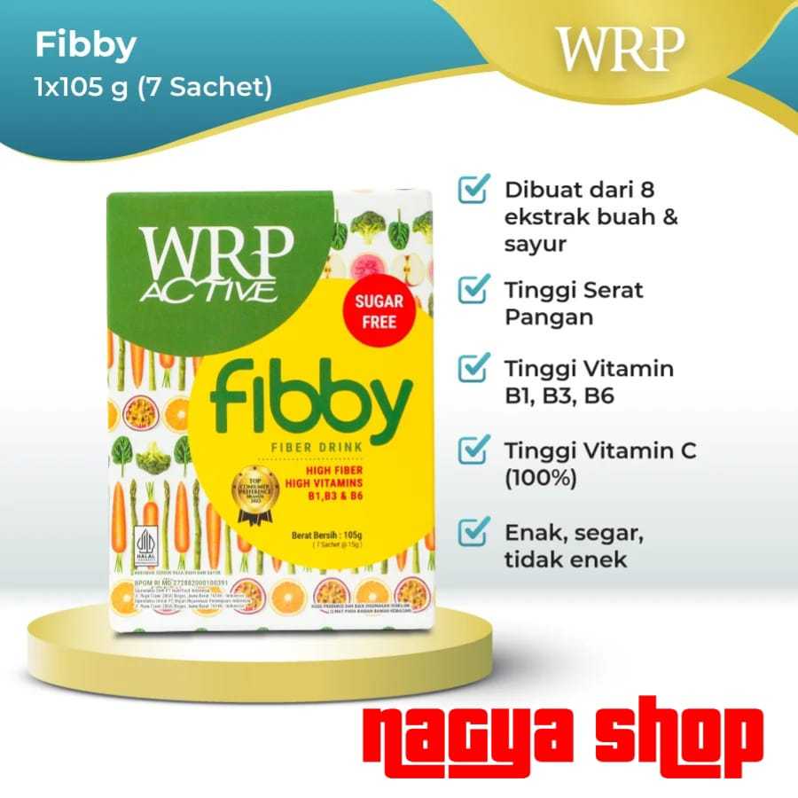 Jual WRP Active Fibby Fiber Drink 105G | Shopee Indonesia