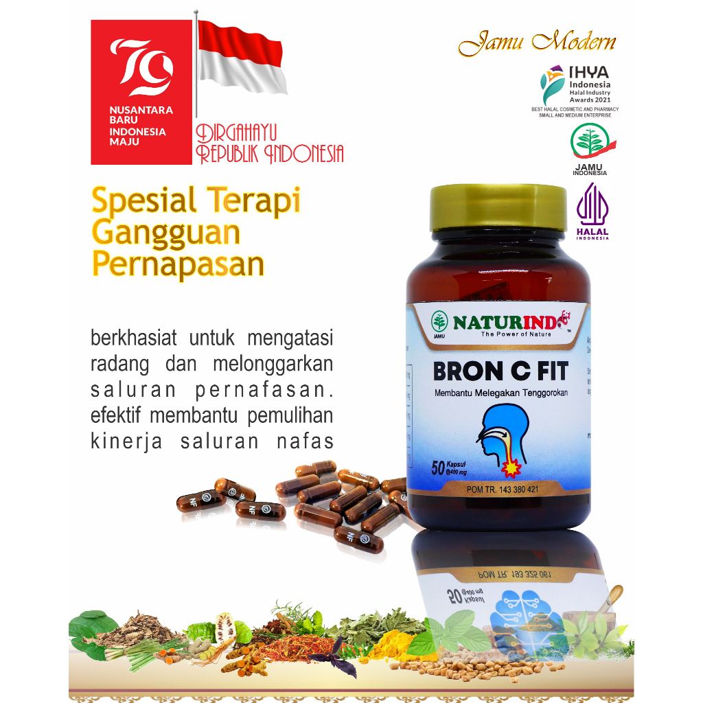 Jual BRON-C FIT HERBAL UNTUK BATUK & PERNAPASAN | Shopee Indonesia