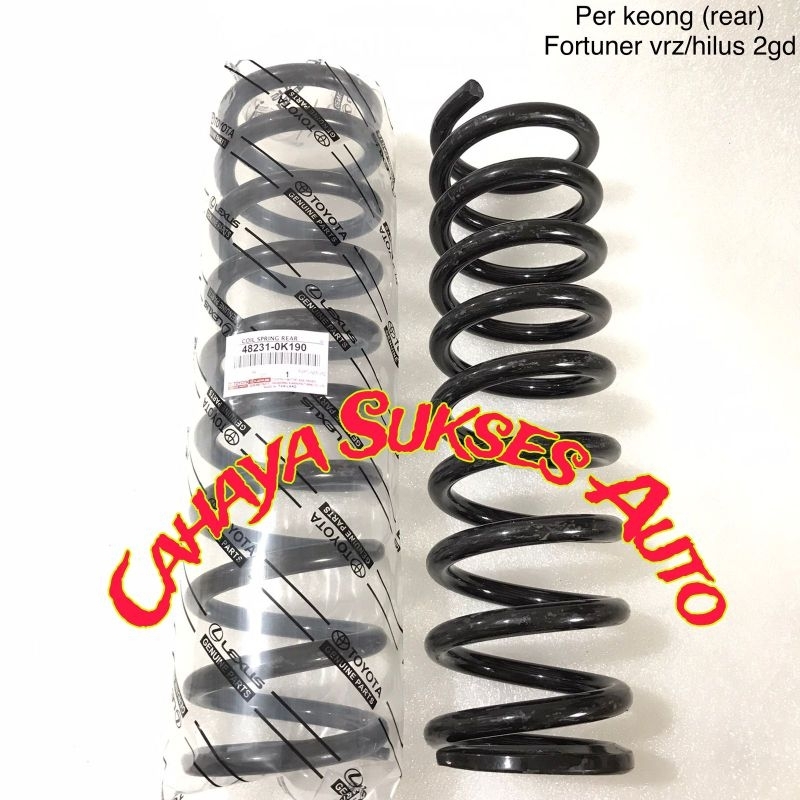 Jual Per Keong Coil Spring Fortuner Belakang Original | Shopee Indonesia