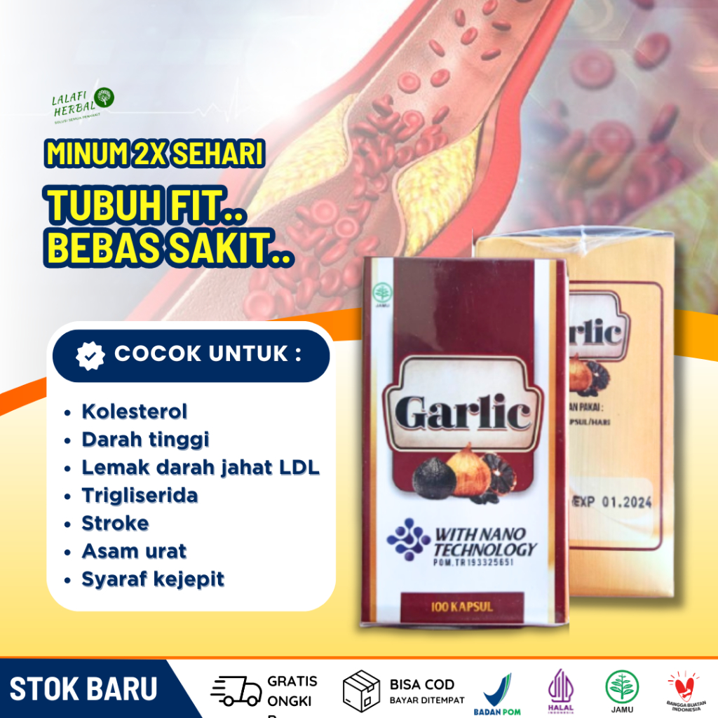 Jual Obat Kolesterol Darah Tinggi Asam Urat Lemak Jahat Syaraf Kejepit ...