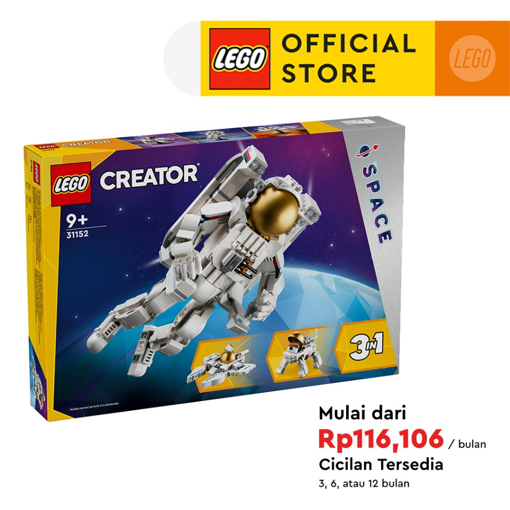 Jual LEGO Creator 31152 Space Astronaut 3in1 Toy Set (647 Pieces ...