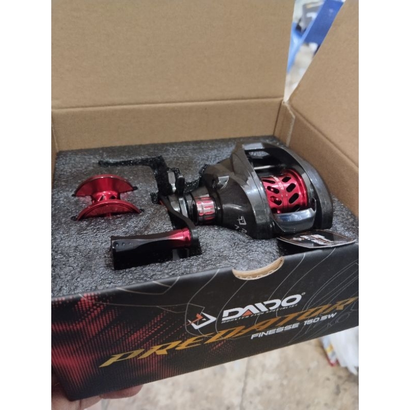 Jual Reel BC Daido Predator Finesse 150 SW Merah dan Ungu Galaxy ...