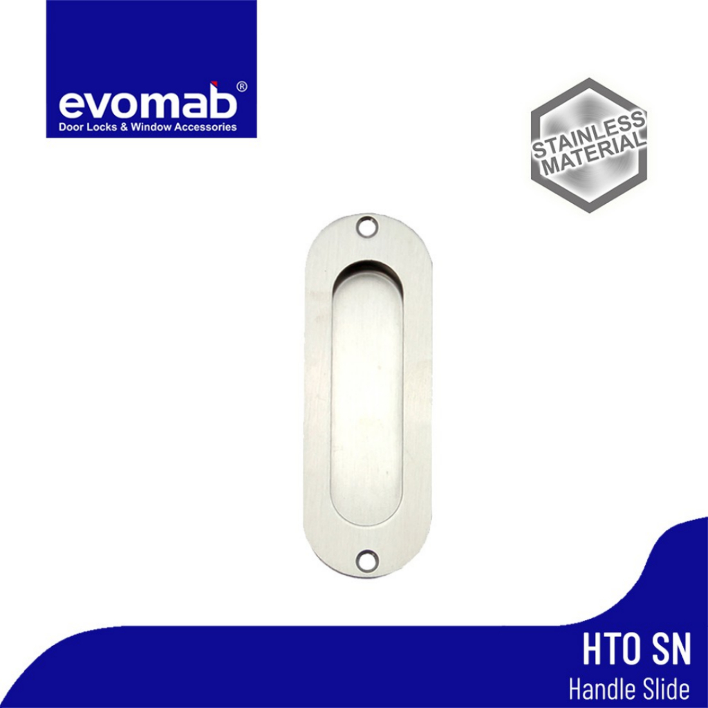 Jual Evomab Handle Tanam / Handle Geser Oval Stainless Pintu Sliding ...