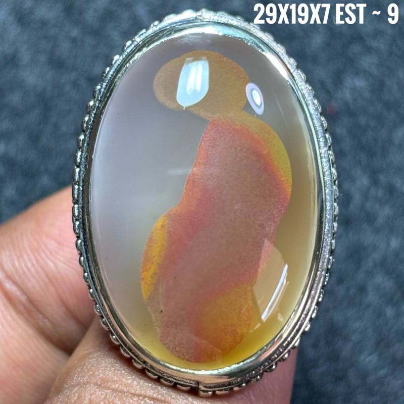 Jual NATURAL BATU AKIK CEMPAKA MOTIF ORANG DUDUK | Shopee Indonesia