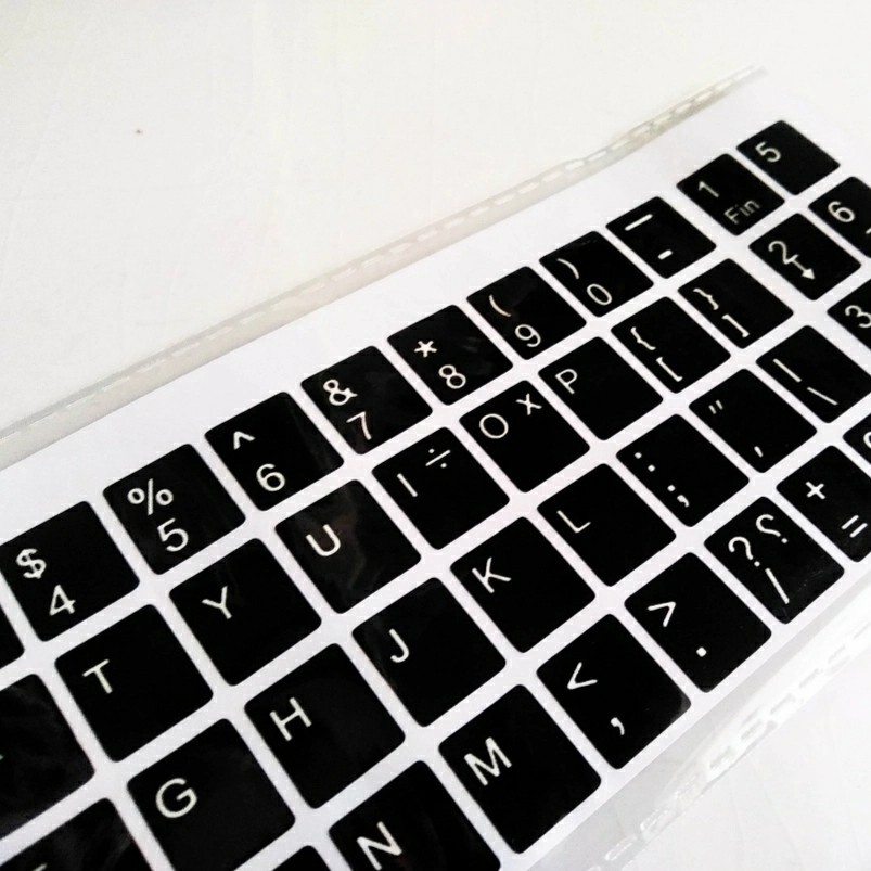 Jual Stiker Keyboard Bagus Alfabet Murah High Quality PVC | Shopee ...