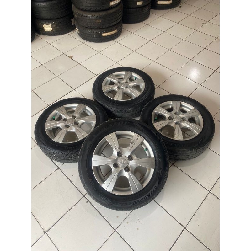 Jual VELG MOBIL BEKAS OEM PROTON SAGA R14 PCD 4X100 PLUS BAN 175 64 R14 | Shopee Indonesia
