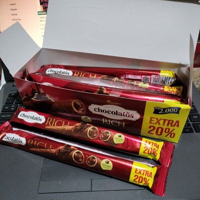 Jual Chocolatos RICH HARGA 1 BOX ISI 12 pcs | Shopee Indonesia