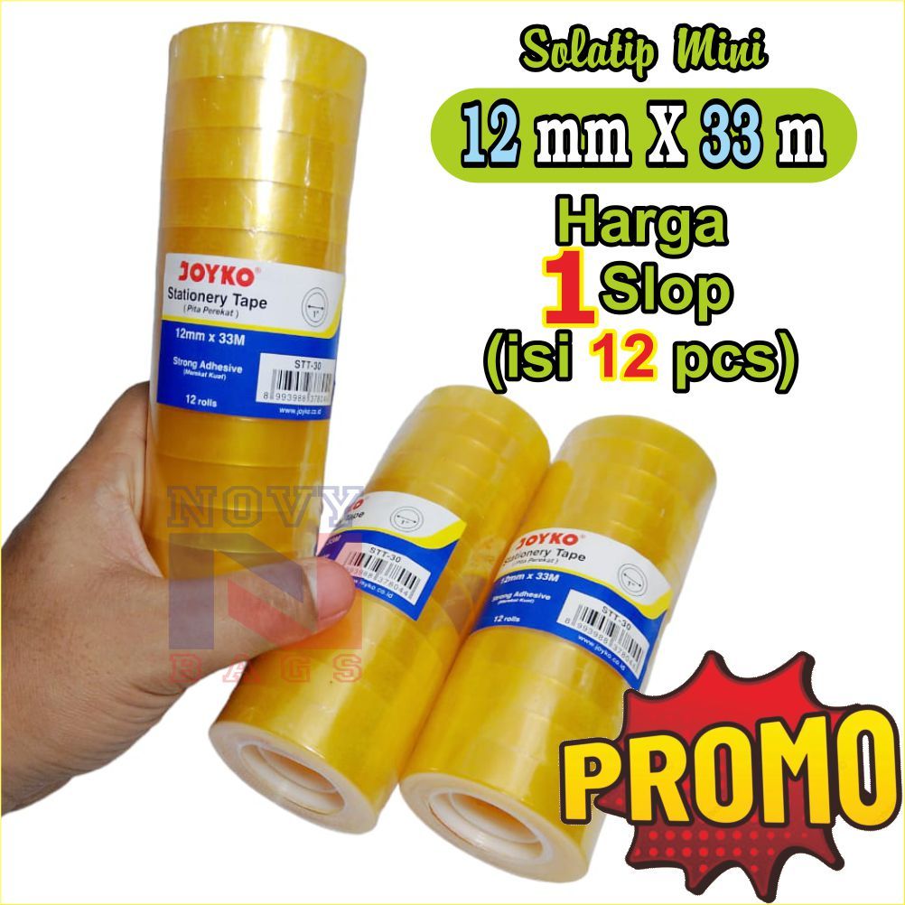 Jual SOLATIP MINI JOYKO Stationery Tape SOLATIP KECIL Pita Perekat ...