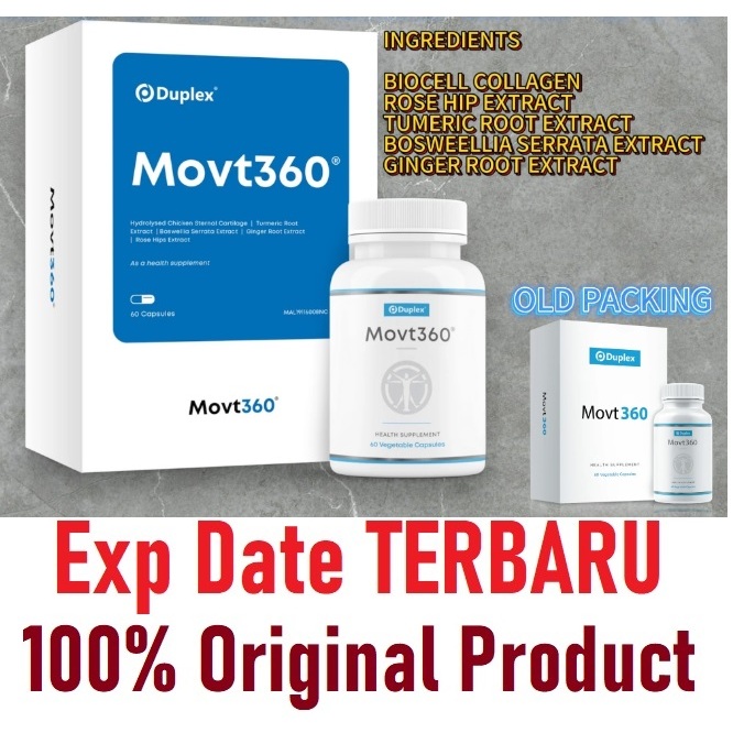 Jual Exp DEC 2027 Duplex Movt 360 Movt360 Suplemen Kesehatan Tulang Sendi Syaraf 60 Tablet ...
