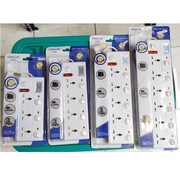 Jual Kabel Extension / Colokan Cabang Visalux 3-6 Lubang Colokan BATAM ...