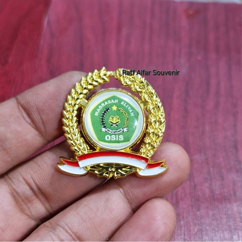 Jual PIN OSIS MADRASAH ALIYAH MODEL PIN PADI KAPAS | Shopee Indonesia