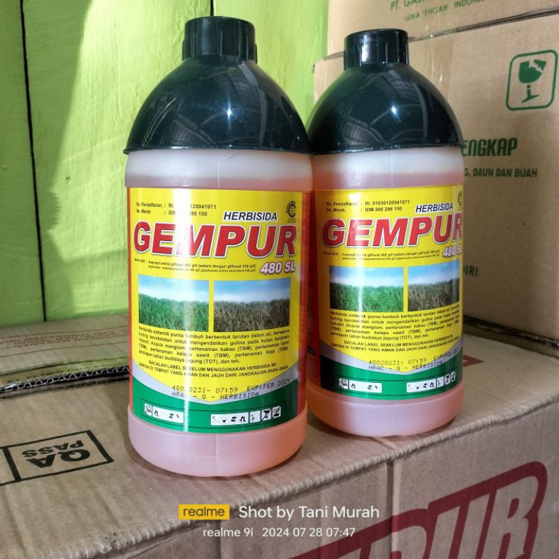Jual GEMPUR 480 SL Glyfosat ORIGINAL PT PETROKIMIA KAYAKU Basmi Semua ...