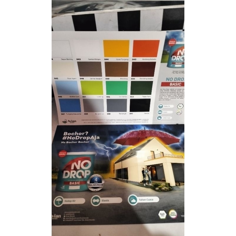 Jual katalog cat no drop basic anti bocor,buku warna no drop basic ...