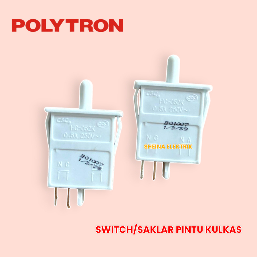 Jual SWITCH/SAKLAR PINTU KULKAS POLYTRON ORIGINAL | Shopee Indonesia