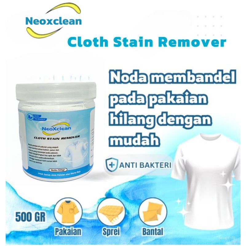 Jual Cloth stain remover Neoxclean /Serbuk ajaib/pembersih noda pakaian ...