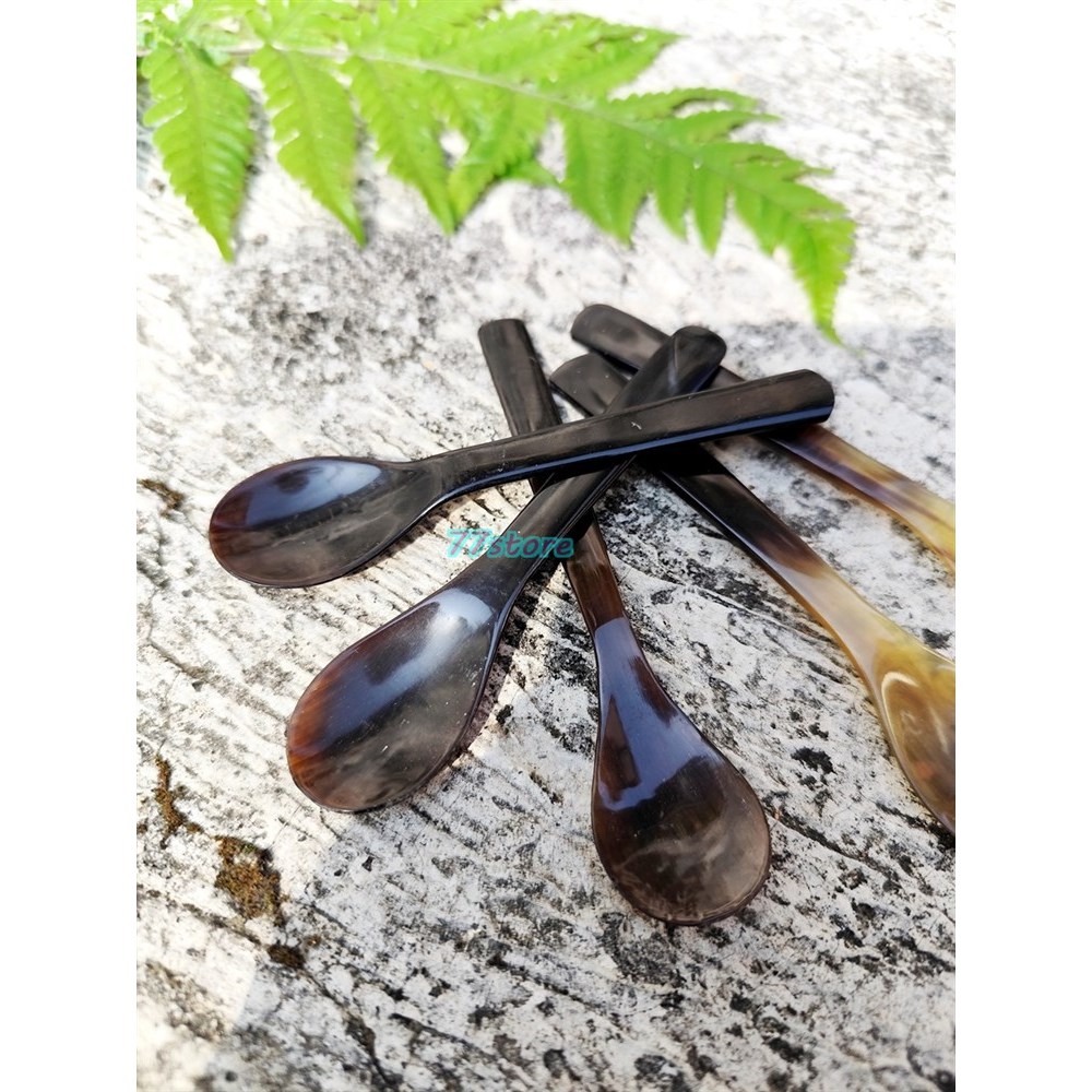 Jual Sendok teh gula kopi dessert tanduk sapi bali original /sendok ...