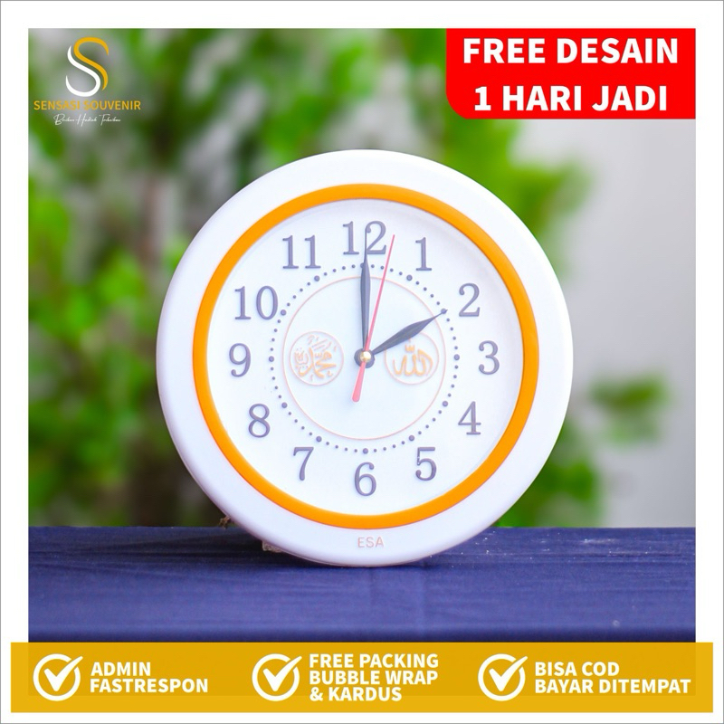 Jual ESA17 Jam Dinding Analog Custom Kenang Kenangan | Shopee Indonesia