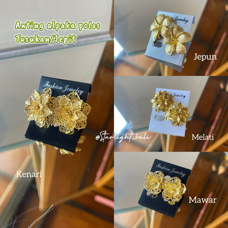 Jual Anting alpaka polos / anting bali / anting murah | Shopee Indonesia