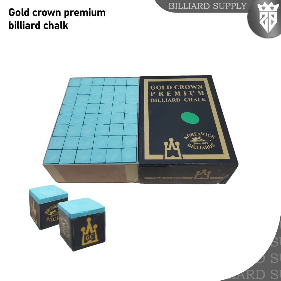 Jual Gold Crown Premium Chalk By Brunswick - Kapur Billiard Premium ...