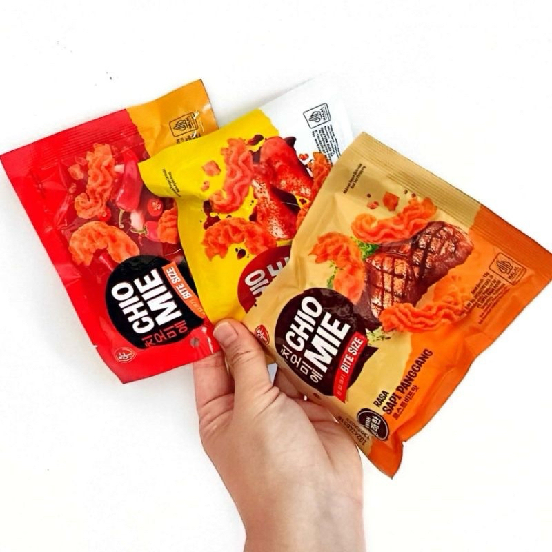 Jual CHIO MIE SNACK VIRAL 1 PACK ISI 10 BUNGKUS | CHIO MIE KOREA BITE ...