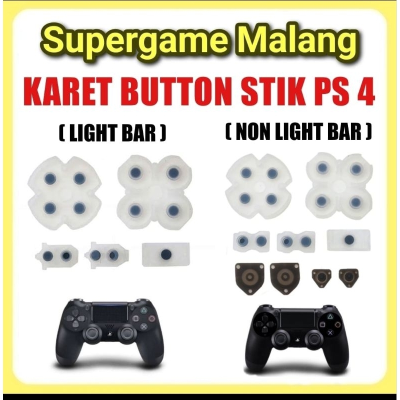 Jual Karet Stik PS4 Light Bar Ori Tombol PS 4 Non Light Bar Joystick ...