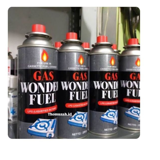Jual Gas Portable Wonderfuel 320 Gram Gas Portable Gas Mini Kaleng ...