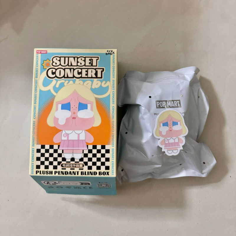 Jual POPMART CRYBABY Sunset Concert Series - Plush Pendant Original ...