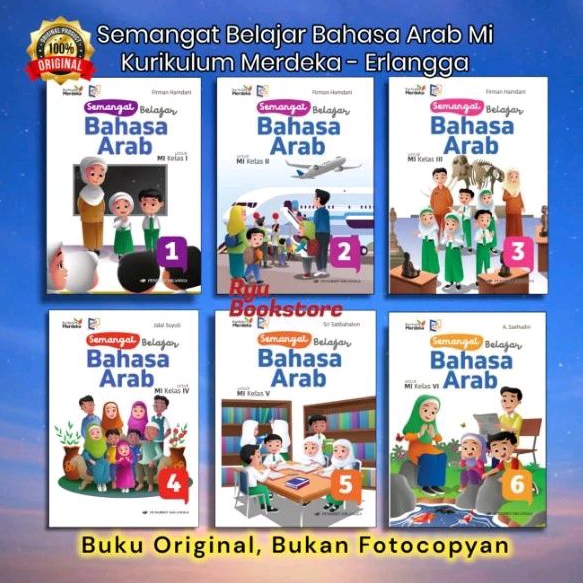 Jual Semangat Belajar Bahasa Arab Kls.1,2,3,4,5,6 Mi Kur.Merdeka - Erlangga | Shopee Indonesia