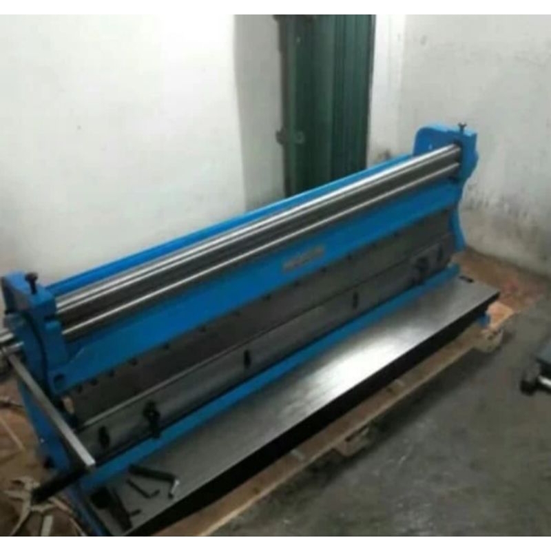 Jual mesin roll plat besi manual 1,5 mm x 1.067 mm/ alat penekuk roll ...