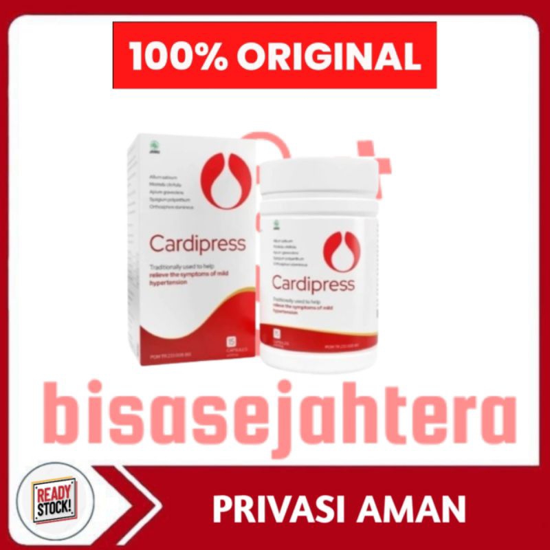Jual CARDIPRESS | OBAT HIPERTENSI DARAH TINGGI KOLESTEROL ASLI ORIGINAL ...