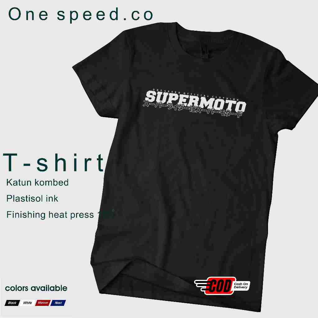 Jual KAOS SUPERMOTO DESIGN SIMPEL KAOS MOTOR MURAH KAOS PRIA WANITA ...