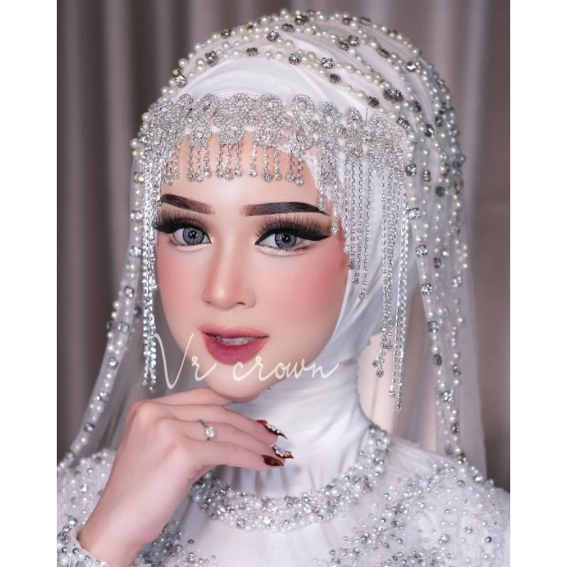 Jual cleopatra/headpiace mewah simple pengantin/prewedding | Shopee ...