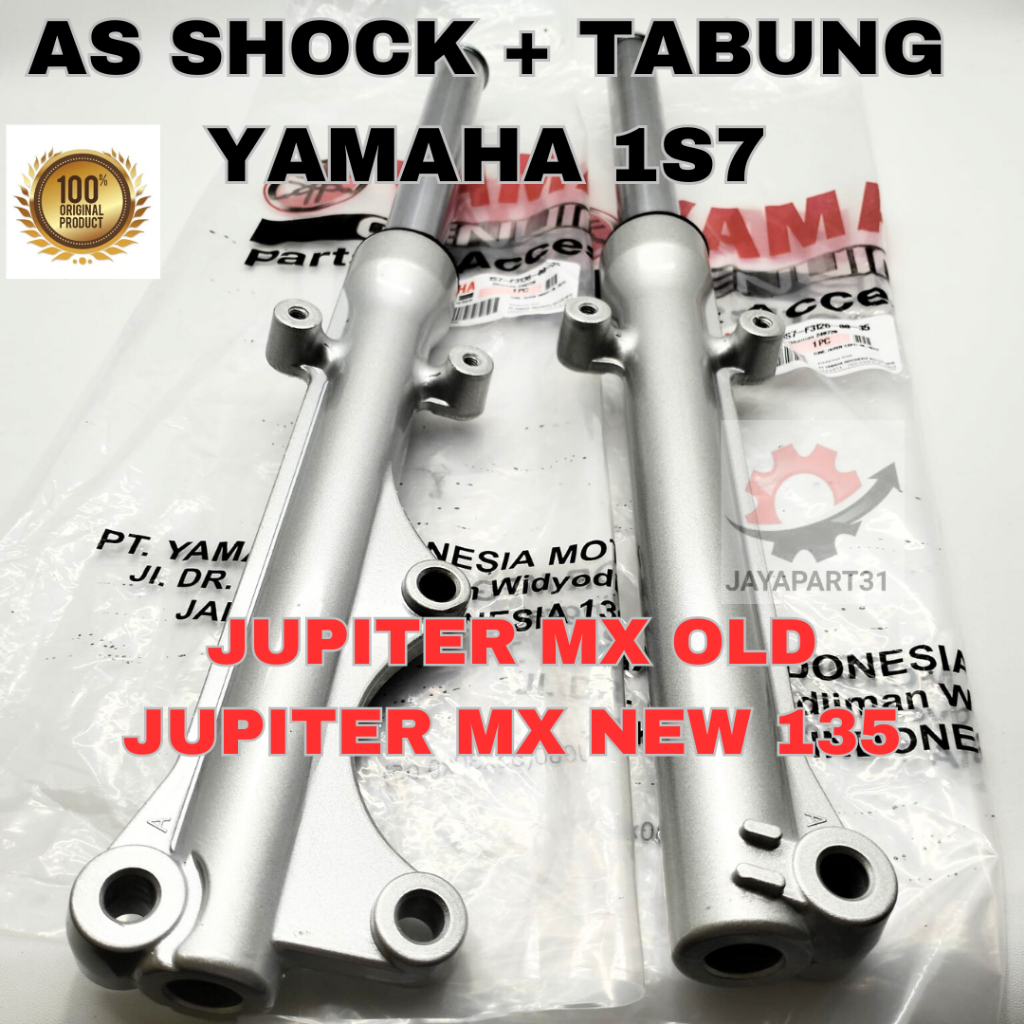 Jual AS SHOCK + TABUNG YAMAHA JUPITER 1S7 ASLI ORIGINAL YGP JUPITER MX OLD, MX NEW 135 | Shopee ...