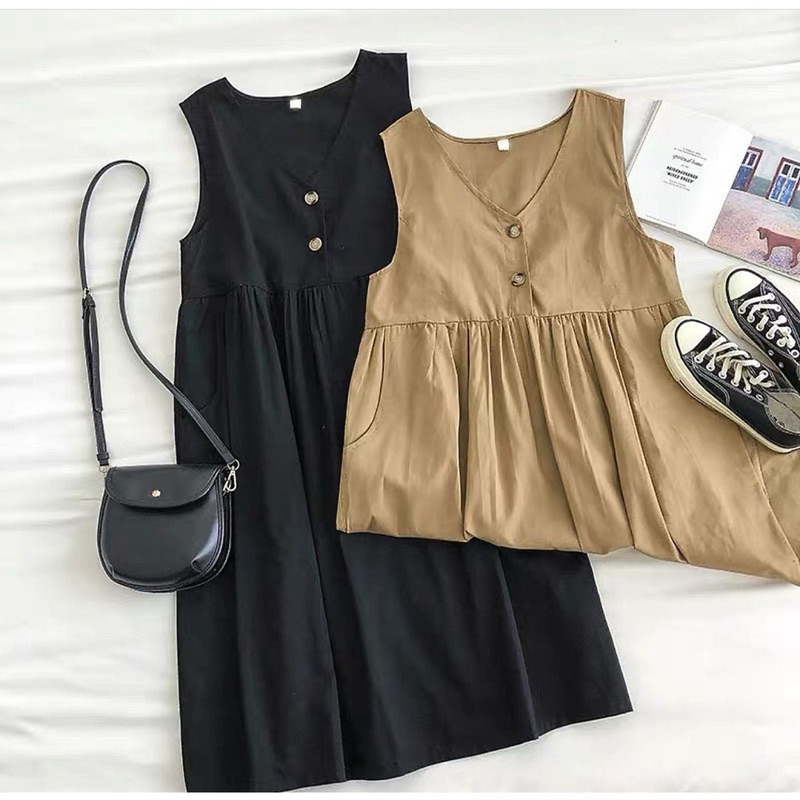 Jual NEW OVERALL DRESS / GAMIS KUTUNGAN / INNER DRESS TOYOBO / INNER ...