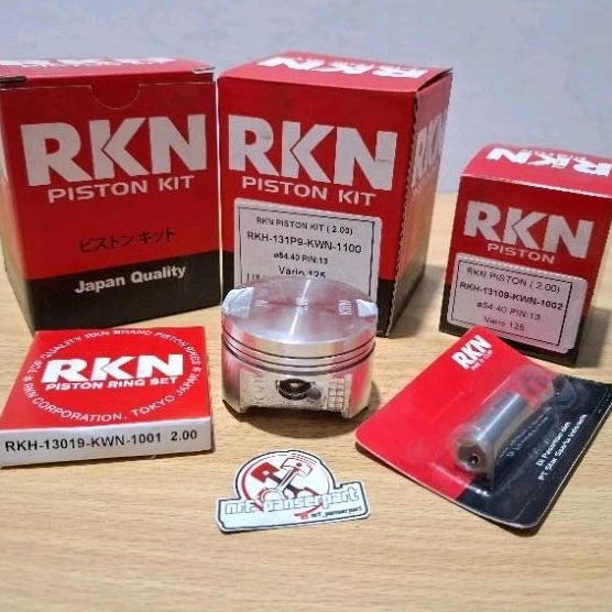 Jual PISTON KIT SEHER SET RING HONDA VARIO 125 OVER SIZE /OS STANDAR ...