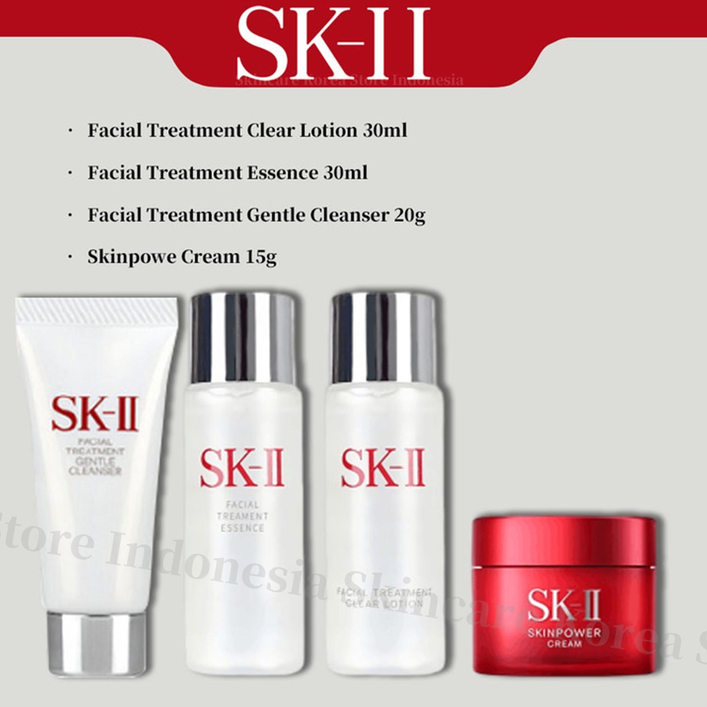 Jual SK II Set 4PCS/sk ii travel kit/SKII Packet / Fairy Water ...
