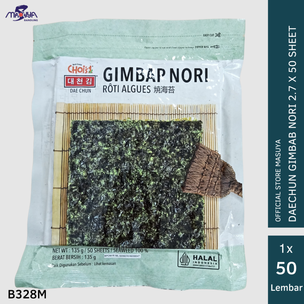 Jual Daechun Gimbab Nori 2.7 x 50 Sheets Baru | Shopee Indonesia