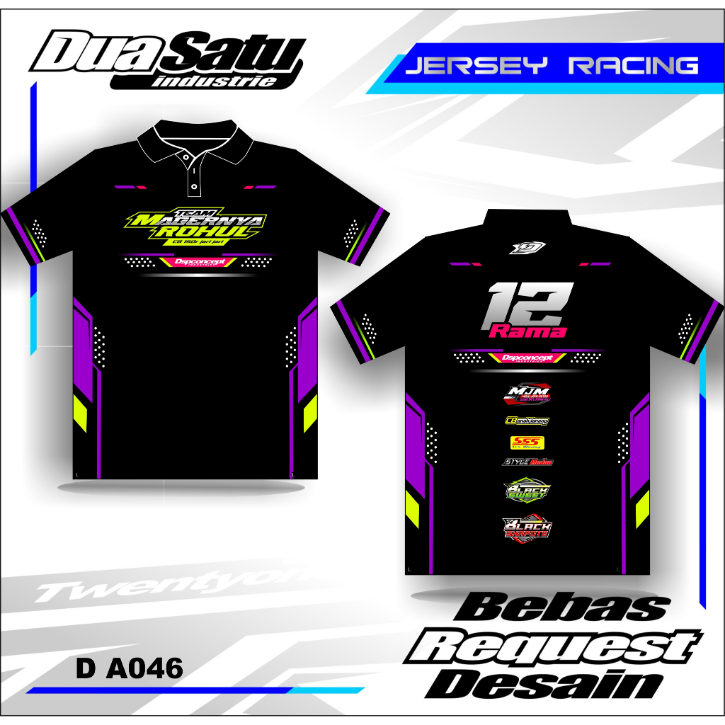 Jual JERSEY RACING kaos baju jersey racing custom full printing jersey ...