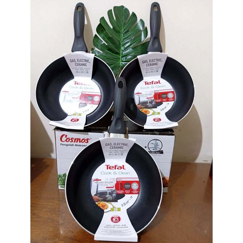 Jual Tefal Cook and Clean 20 cm Wajan Anti Lengket | Shopee Indonesia