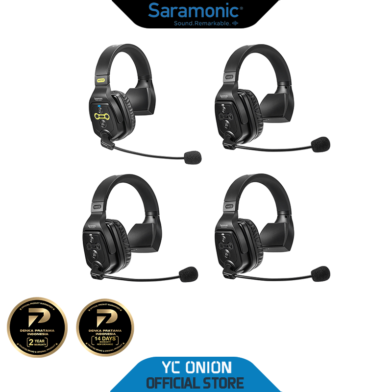 Jual Saramonic WiTalk WT4S Wireless Single-Ear Headset Intercom System ...