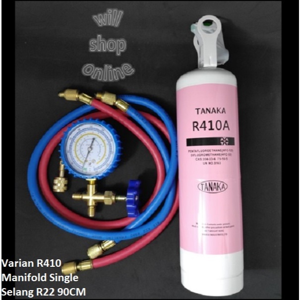 Jual PAKET ALAT PENGISIAN GAS PENDINGIN ISI PREON AC RUMAH R410 R410A ...