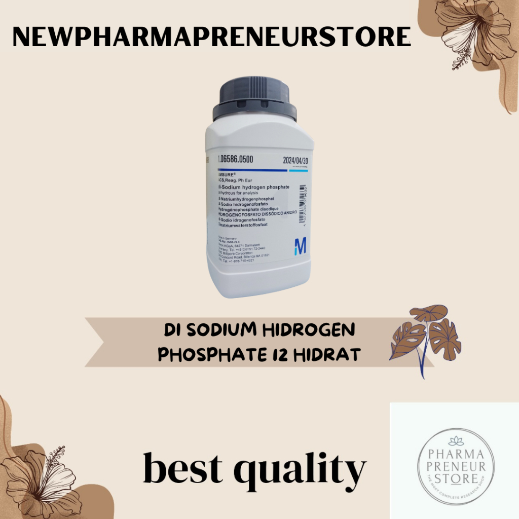 Jual DI SODIUM HIDROGEN PHOSPHATE 12 HIDRAT PRO ANALISA MERCK KEMASAN ...