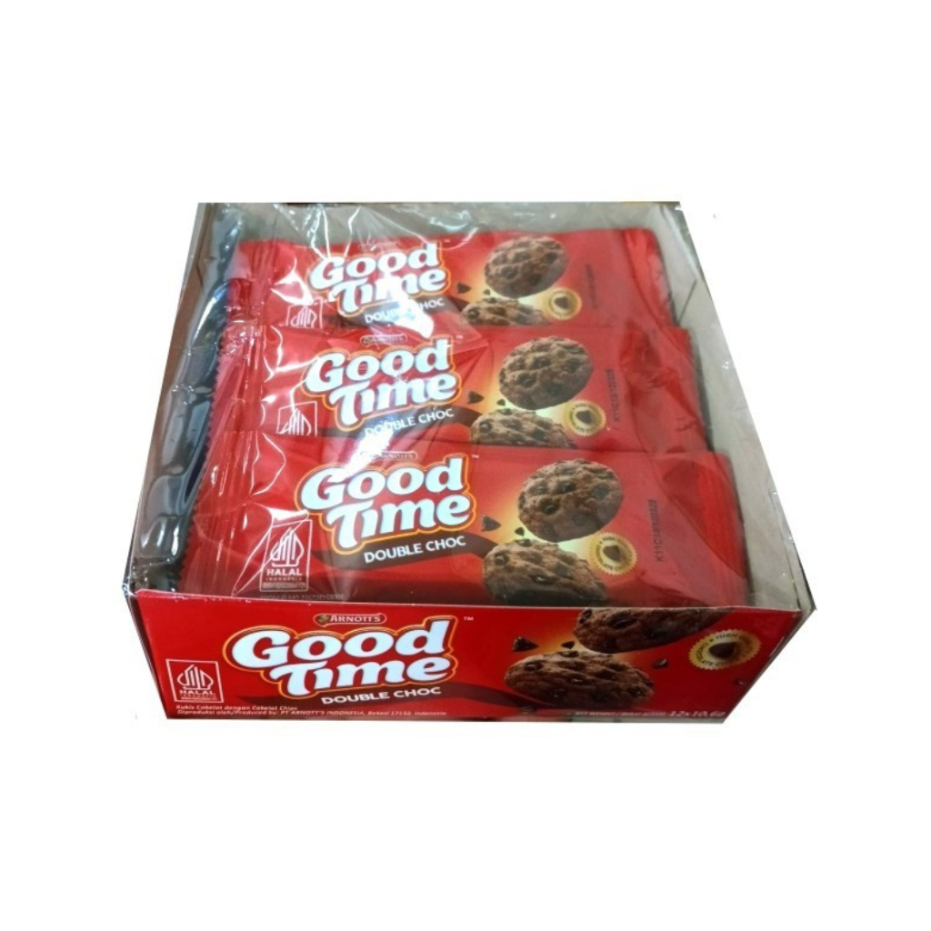 Jual Good Time Double Choc Kecil 10.5g X 12pcs Kukis Coklat Dengan ...