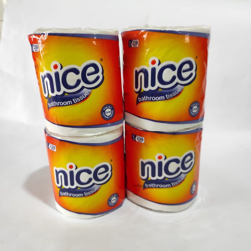 Jual Tisu Toilet NICE / Tissue Bathroom NICE (1 Pack = 4 Roll) | Shopee ...